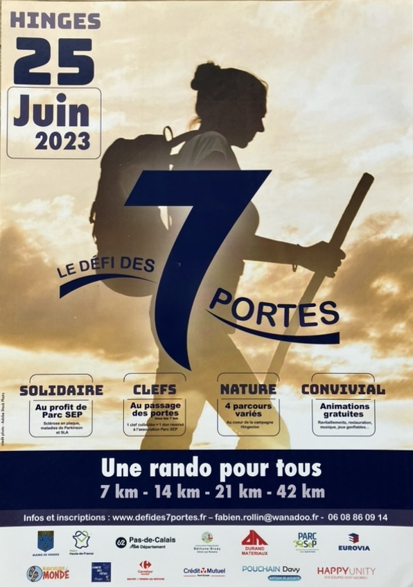 Le Défi des 7 Portes – Un défi solidaire, festif et sportif – Hinges (62)